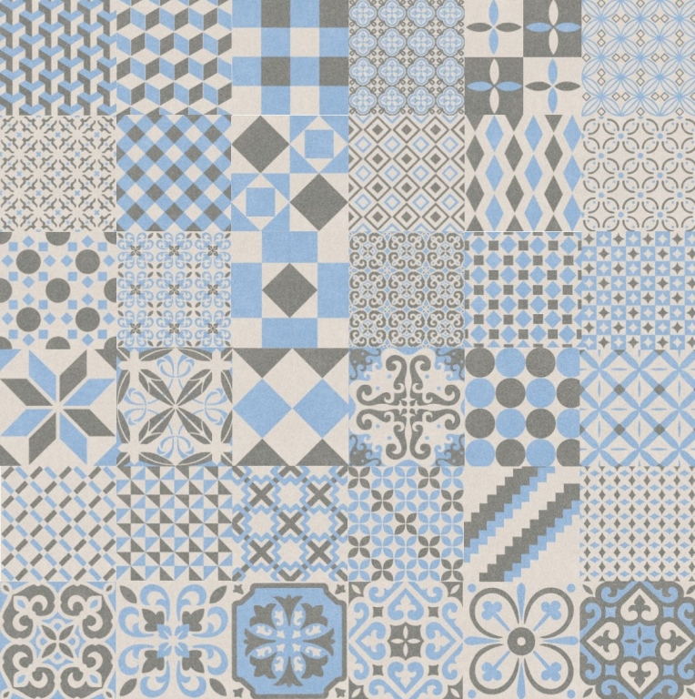 Retro dekor Codicer Boreal Epoque Combi Prisma 25 x 25 - multicolor | Eshop Obklady Vilímek