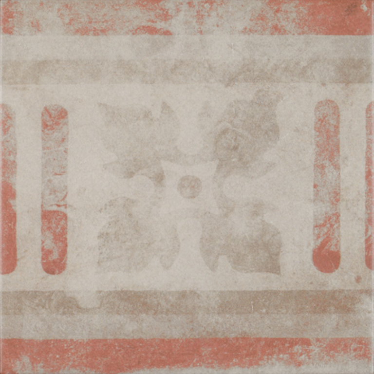 Retro dlažba Codicer Antica Pompei Mix Rosso 25x25 - cihlová, hnědá | Eshop Obklady Vilímek