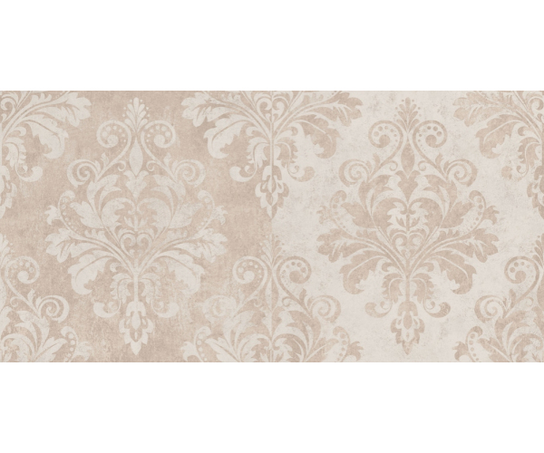 Vzorovaný dekor ABK Do Up Memory Sabbia 60x120 Rett. - béžová