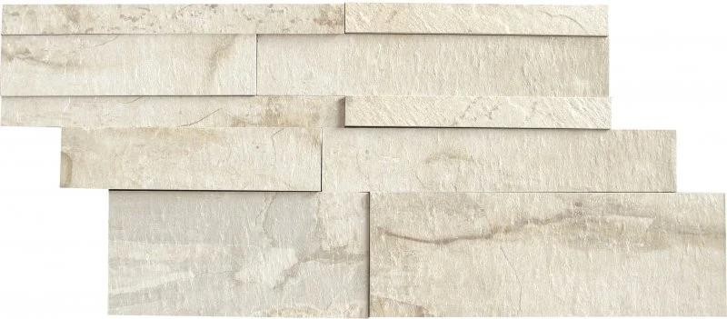 Dlažba jako kámen Del Conca Nat HNT10 Bianco Tredi 30x60 - béžová