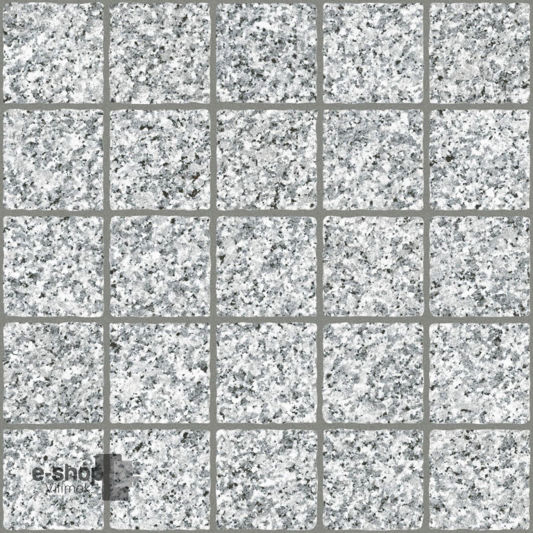 Dlažba jako kámen Codicer Calzada Granite White 50x50 - šedá
