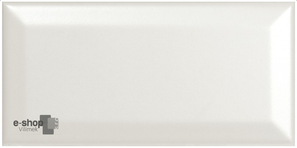 Obklad El Barco Biselado Blanco Mate 10x20 - bílá