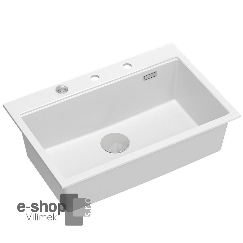 Quadron - Granitový Dřez Marc 110 Workstation White Zlaty Hqm7650u1_pvdg1