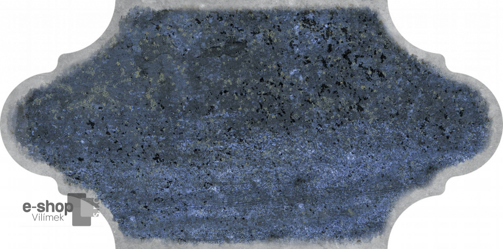 Dlažba jako kámen Codicer Dorne Blue Provenzal 16x33 - modrá