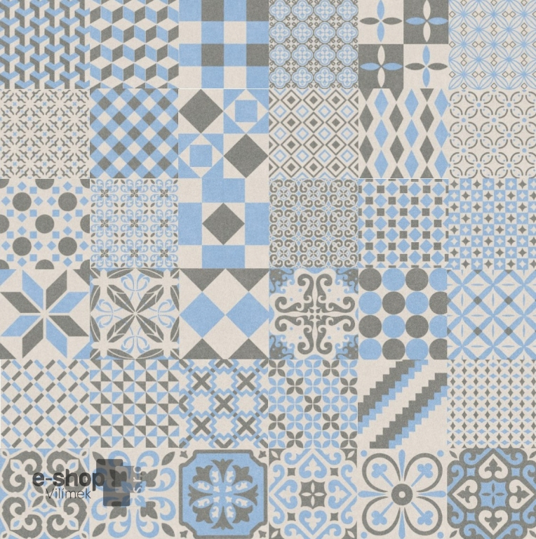 Retro dekor Codicer Boreal Epoque Combi Prisma 25 x 25 | Eshop Obklady Vilímek