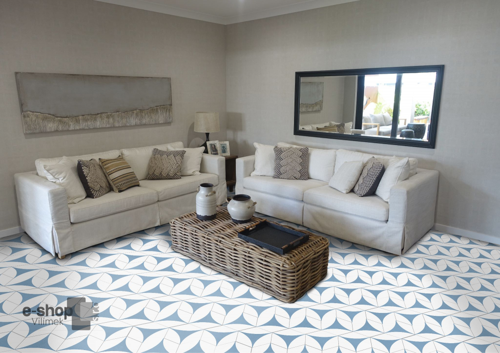 Zvláštní, cool look Vašeho obýváku zajistí Codicer Hex Porto Venere Blue