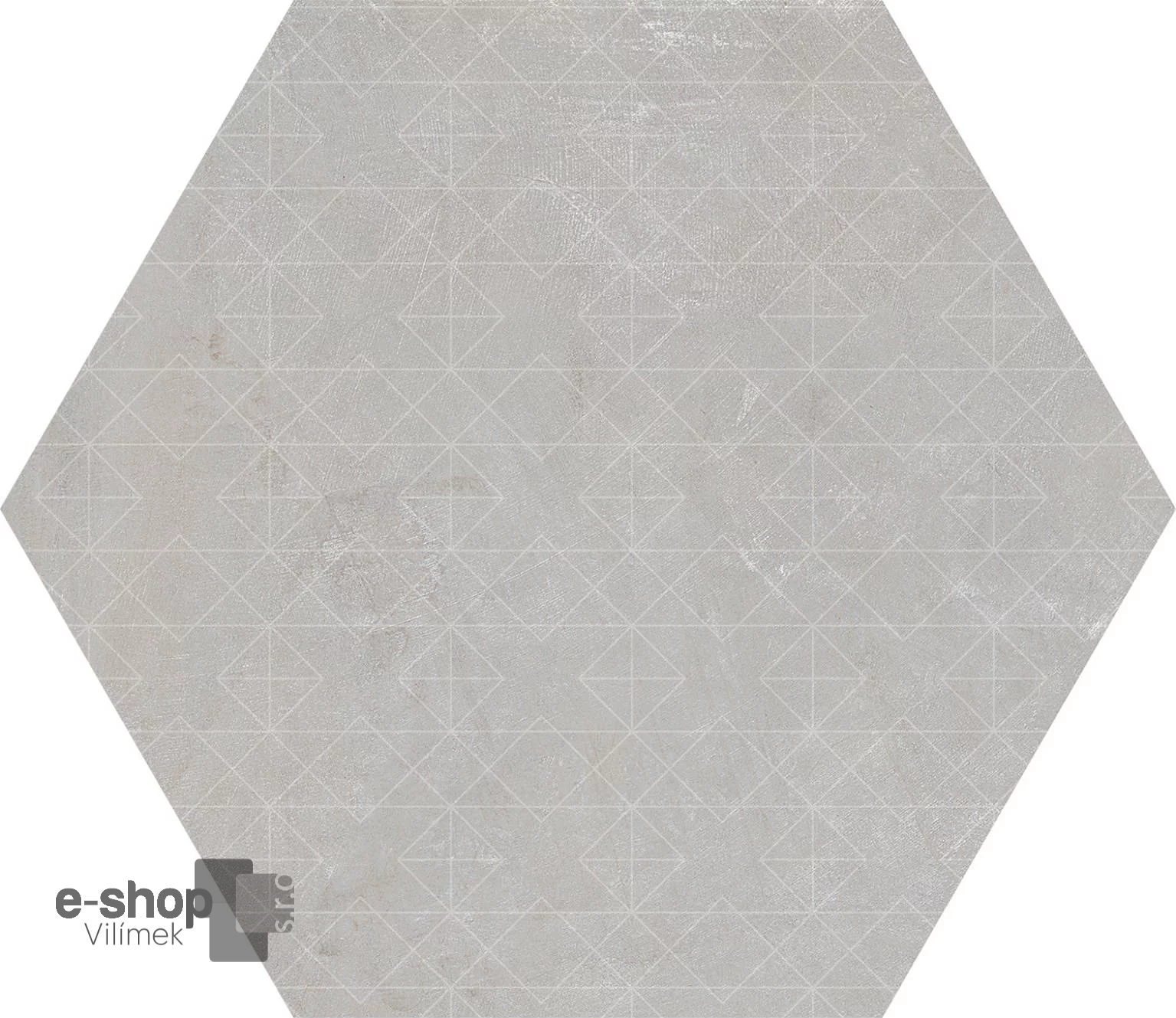 Vzorovaná dlažba Codicer Panama Hex25 - šedá