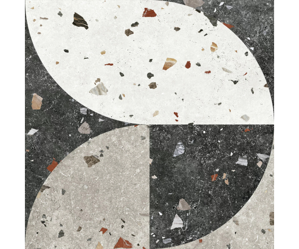 Vzorovaná dlažba Codicer Sonar Cimbra 66x66 - multicolor