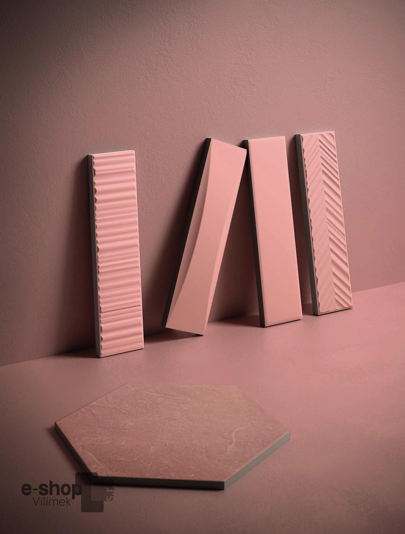 Dlažba Elios Dust Blush exa 17,5x20 | Eshop Obklady Vilímek