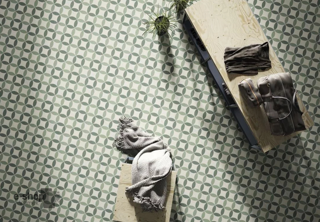 Vzorovaná dlažba Codicer Riviera Nice Green 25x25