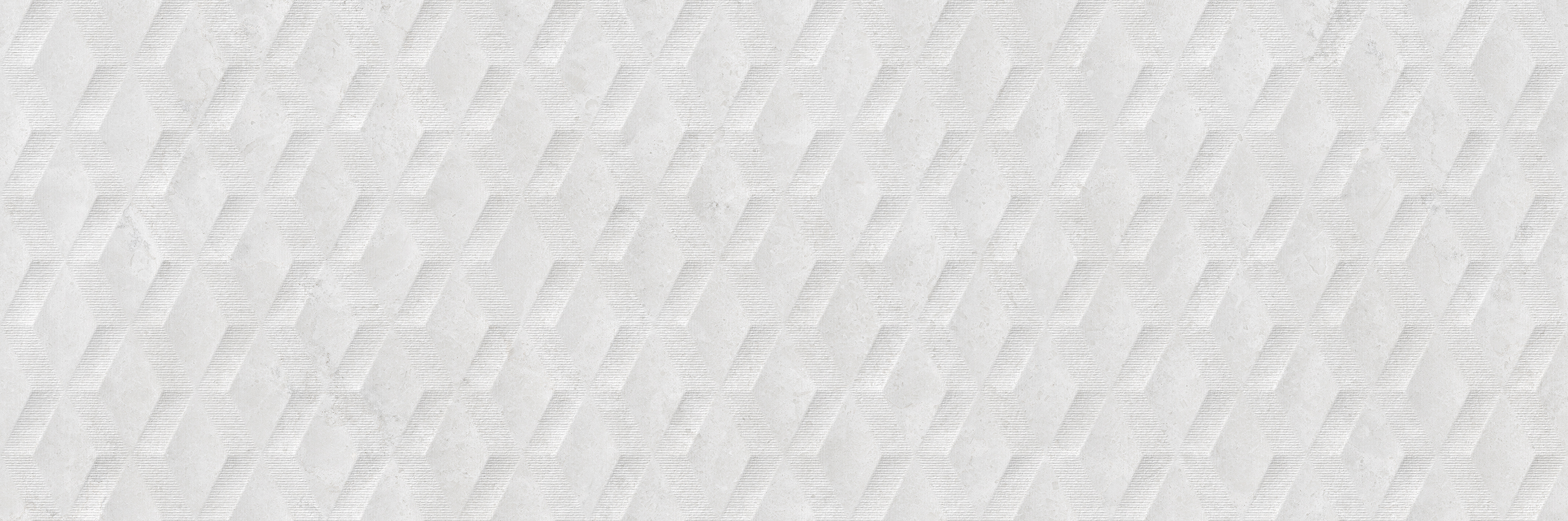 Dekor jako kámen Azuvi Portland Rhomb White 30x90 Mat. Rett. - bílá