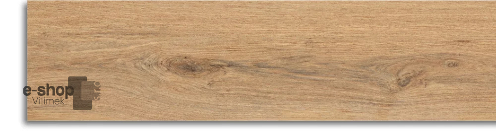 Dlažba jako dřevo Serenissima I Roveri Rovere Antico rett. 20x120 - hnědá