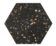 Dlažba jako terrazzo Bestile Arousa Rosa 25,8x29 Hex - růžová | Eshop ...