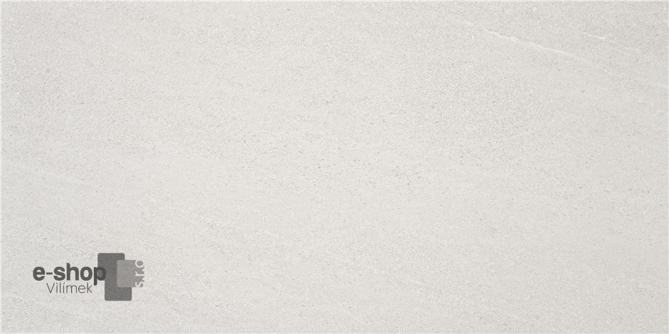 Dlažba jako beton Alaplana Halton White 60x120 Mat. Rett. - bílá