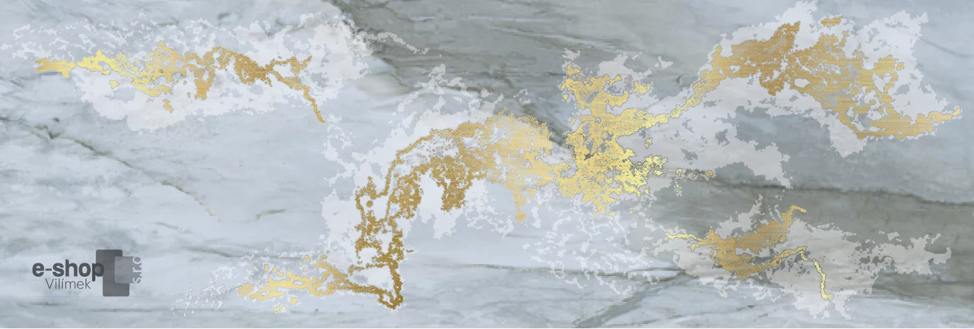 Dekor jako mramor Brennero Venus Solitaire Gold Blu 25x75