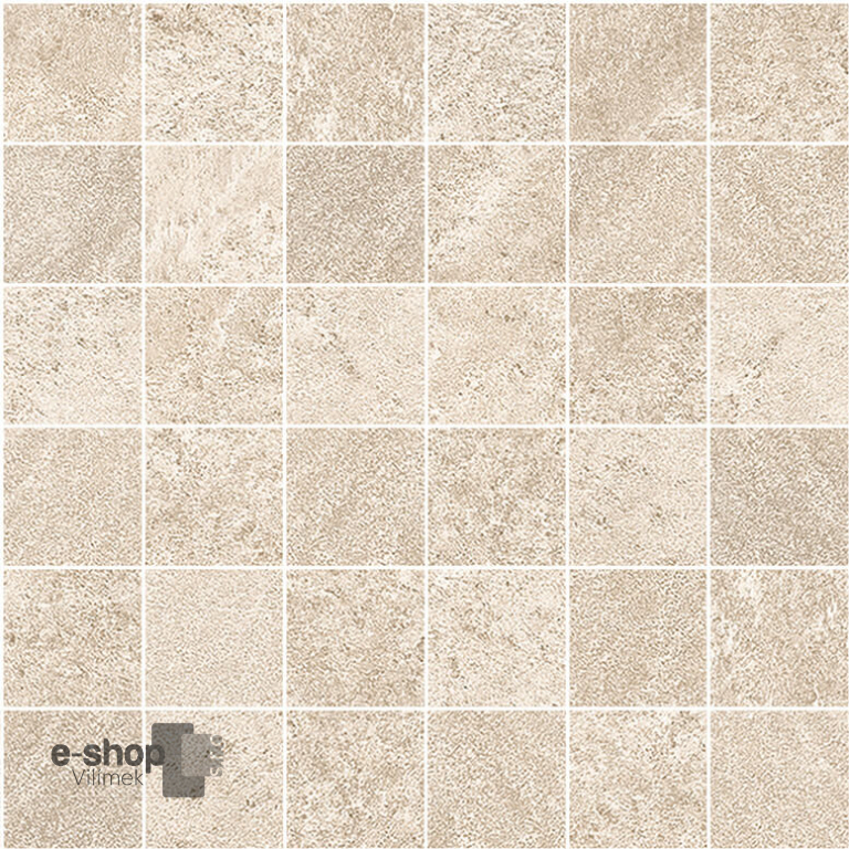 Mozaika jako kámen Sant Agostino Shadestone Mos.Sand 30x30 Lev - béžová