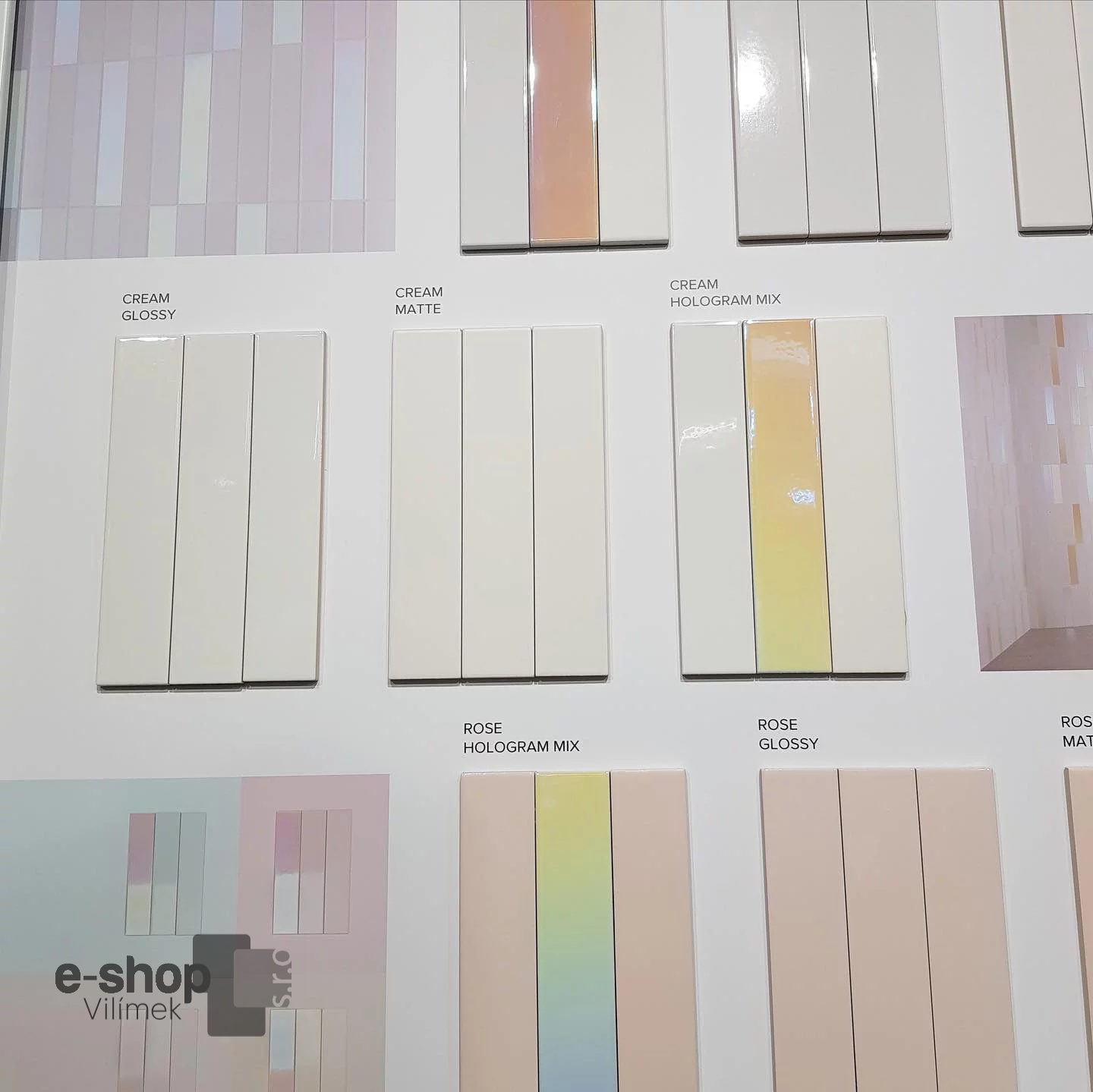 Extravagantní obklad 41zero42 Spectre Cream Hologram 5x25 - multicolor ...