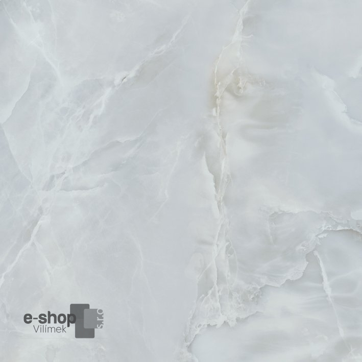 Dlažba jako mramor Azteca Onyx Light Blue 60x60 Lux. Rett. - modrá