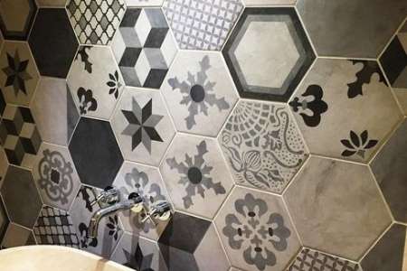 Retro dlažba Marca Corona Terra Astro vers. F 20x20 cm