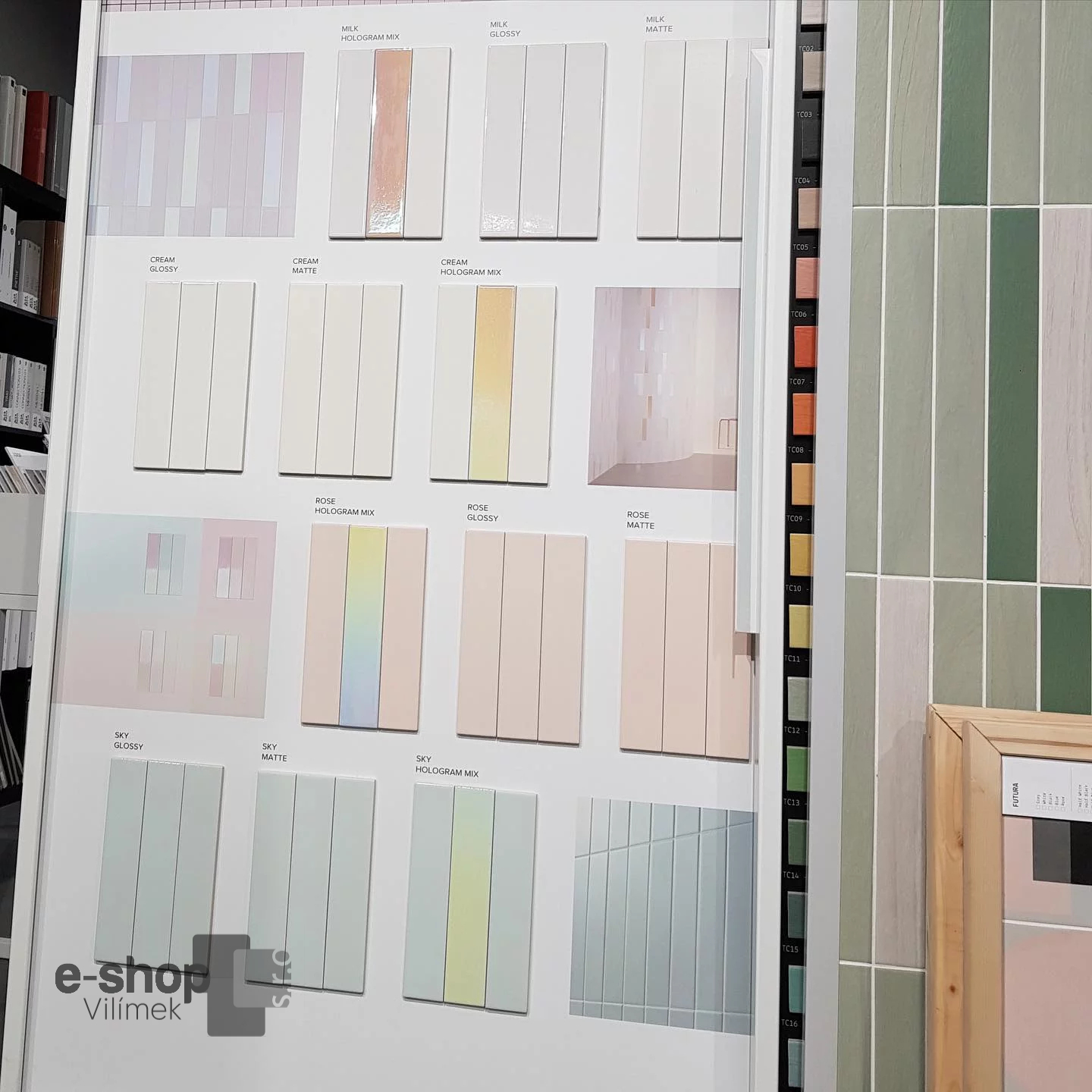 Extravagantní dekor 41zero42 Spectre Cream Hologram 5x25 - multicolor