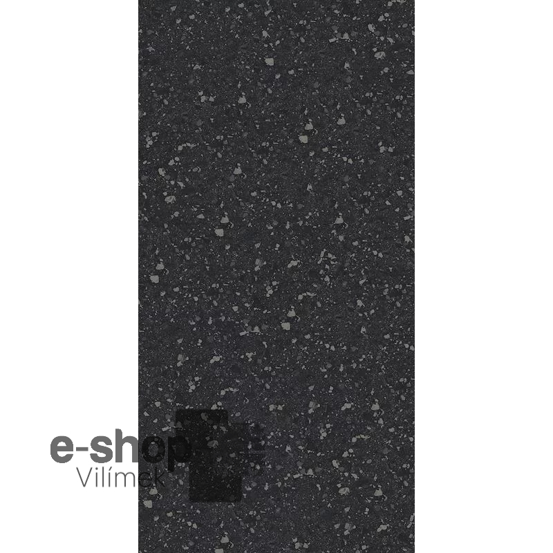 Dlažba jako kámen Gigacer Inclusioni Classico Nero 60x120 Lev. Rett. - antracitová