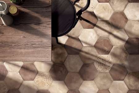 Retro dlažba Marca Corona Terra Astro vers. C 20x20