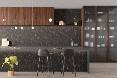Dlažba jako terrazzo Bestile Arousa Rosa 25,8x29 Hex - růžová