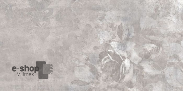 Vzorovaný dekor ABK Do Up Affresco Light 60x120 Rett. - šedá