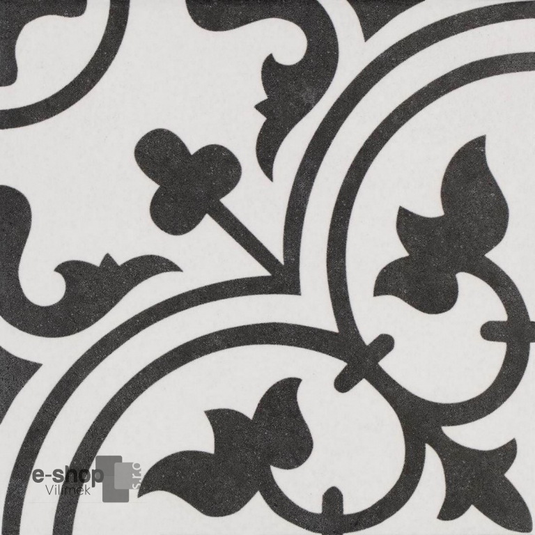 Retro dlažba Codicer Arte White 25x25