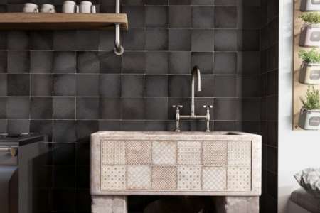 Obklad jako kámen Equipe Magma Coral Pink 6,5x20 - růžová