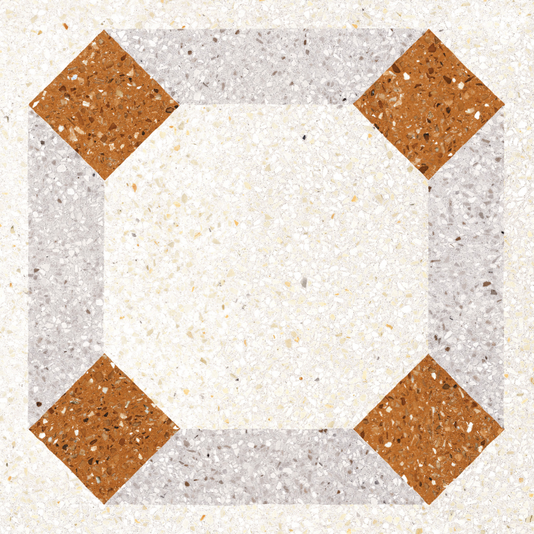 Retro dlažba Marca Corona Forme Anello C. 20x20 - multicolor