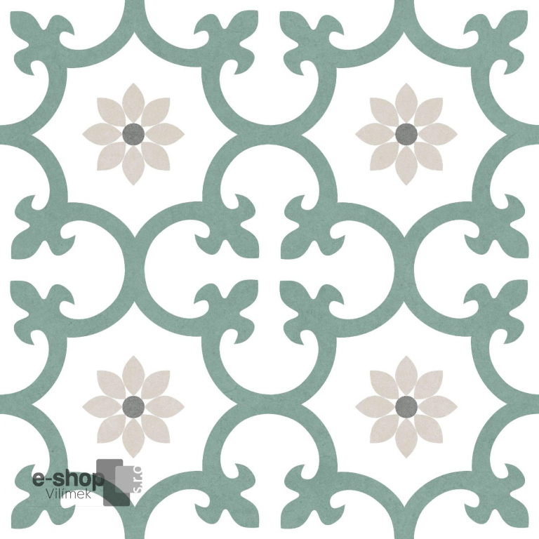 Retro dlažba Codicer Dalia Kale 25x25