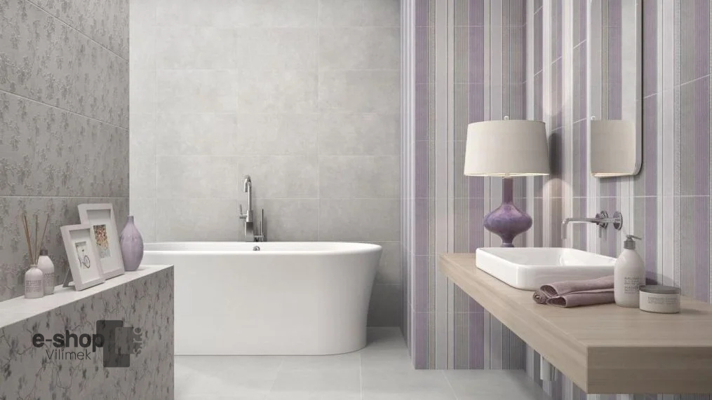 Retro obklad Bestile Pamesa Soft Plata 31,6x60 - šedá
