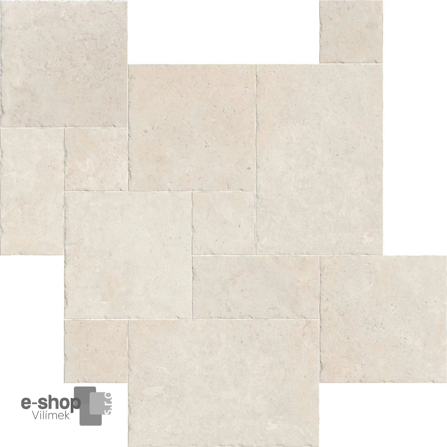 Dlažba jako kámen Codicer Ostuni Avorio RD3 Modular 44x66 - béžová