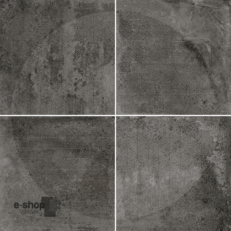 Vzorovaná dlažba Equipe Urban Arco Dark 20x20