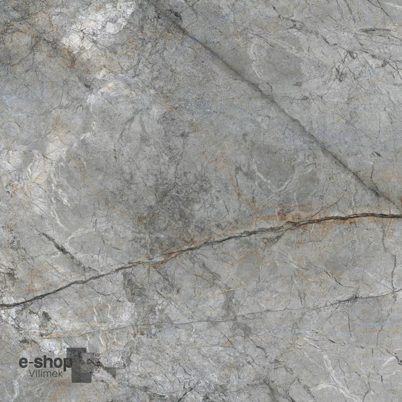 Dlažba jako kámen Codicer Velvet Stone 66x66 - šedá