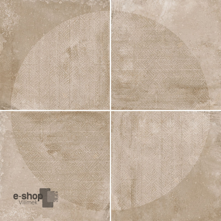 Retro dlažba Equipe Urban Arco Nut 20x20 Anti-Slip - béžová