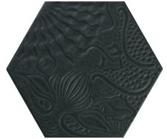 Vzorovaný obklad Codicer Gaudi Lux White Hex 22x25 - bílá