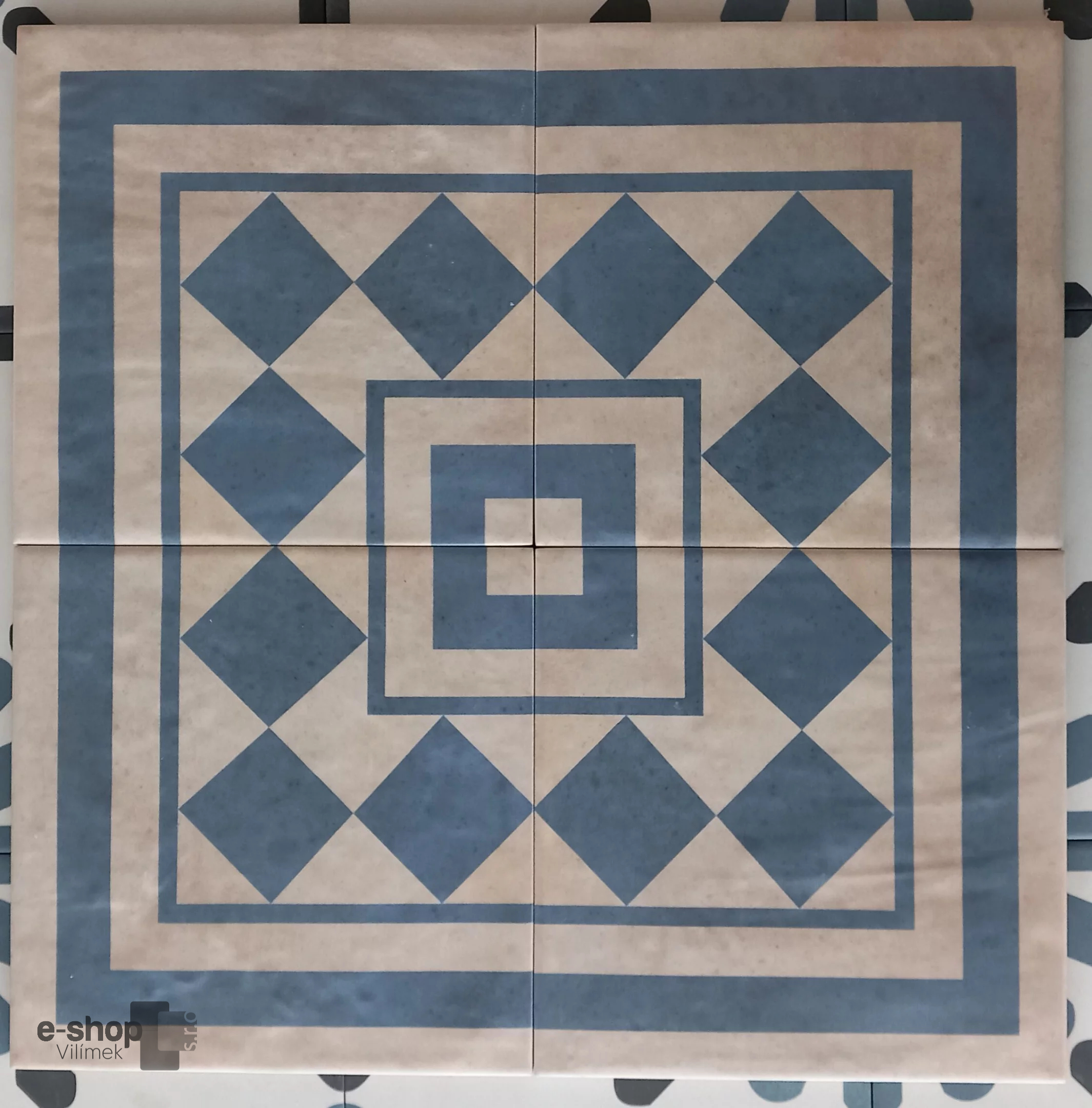 Retro dlažba Bestile Pamesa B-A Barroco Colour24 22,5x22,5