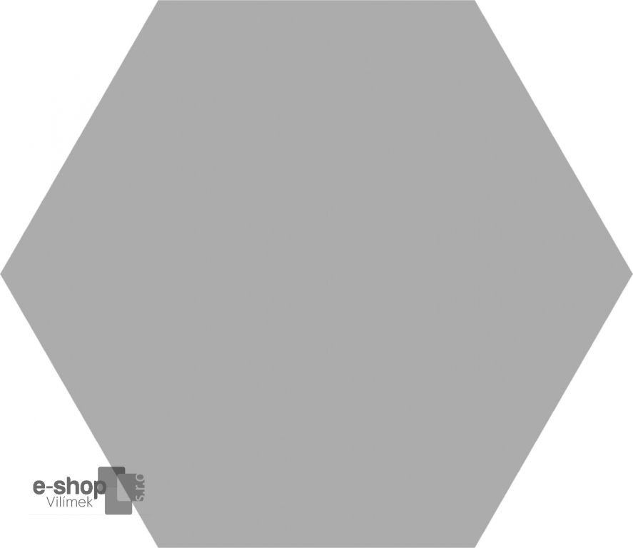 Dlažba Codicer Basic Hex 25 Silver 22x25 - šedá