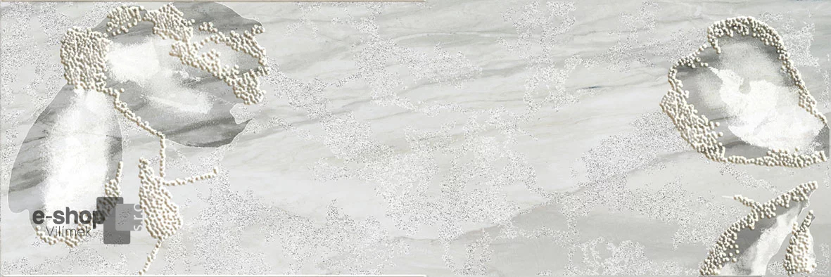 Dekor jako mramor Brennero Venus Jar Grey 25x75 - šedá