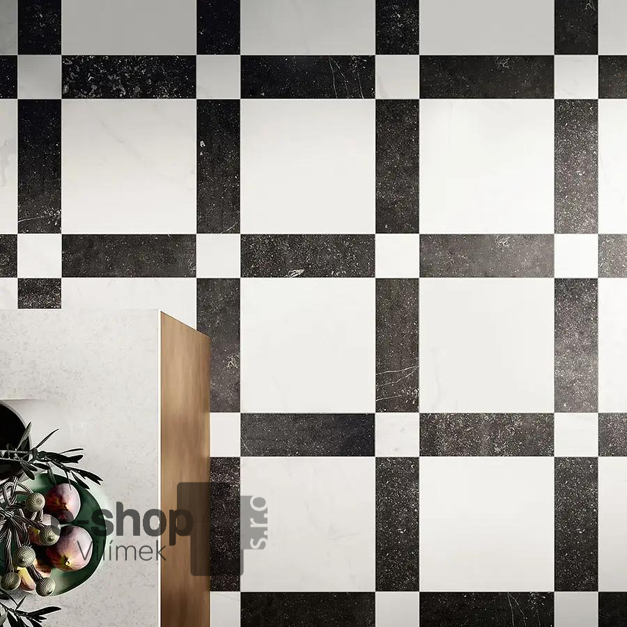 Dlažba jako kámen EdimaxAstor Concert Black 13x40 Matt. - černá