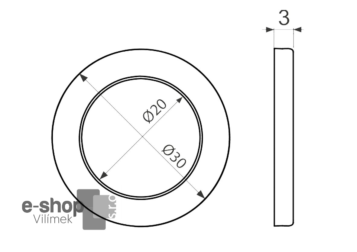 Těsnění Dvoukomponentní 1, Do 60°c,(silon-neopren), Balení 10 Ks, Cena ...