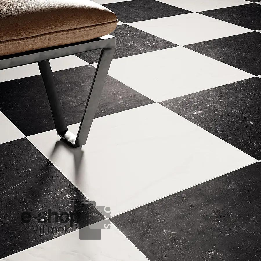 Dlažba jako kámen EdimaxAstor Concert White 40x40 Matt. Rett. - bílá