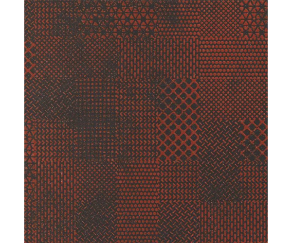 Retro obklad Gigacer Concept 1 Texture 6mm Red mat 60x60 Rett. (skladem)