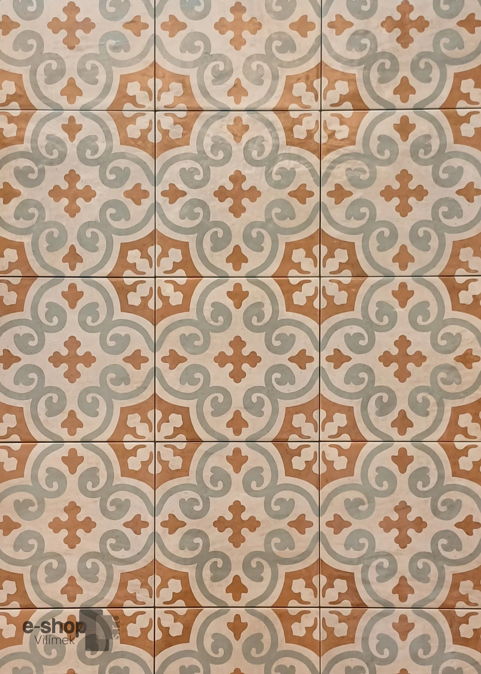 Retro dlažba Bestile Pamesa B-B Barroco Blanco Colour4 22,2x22,2
