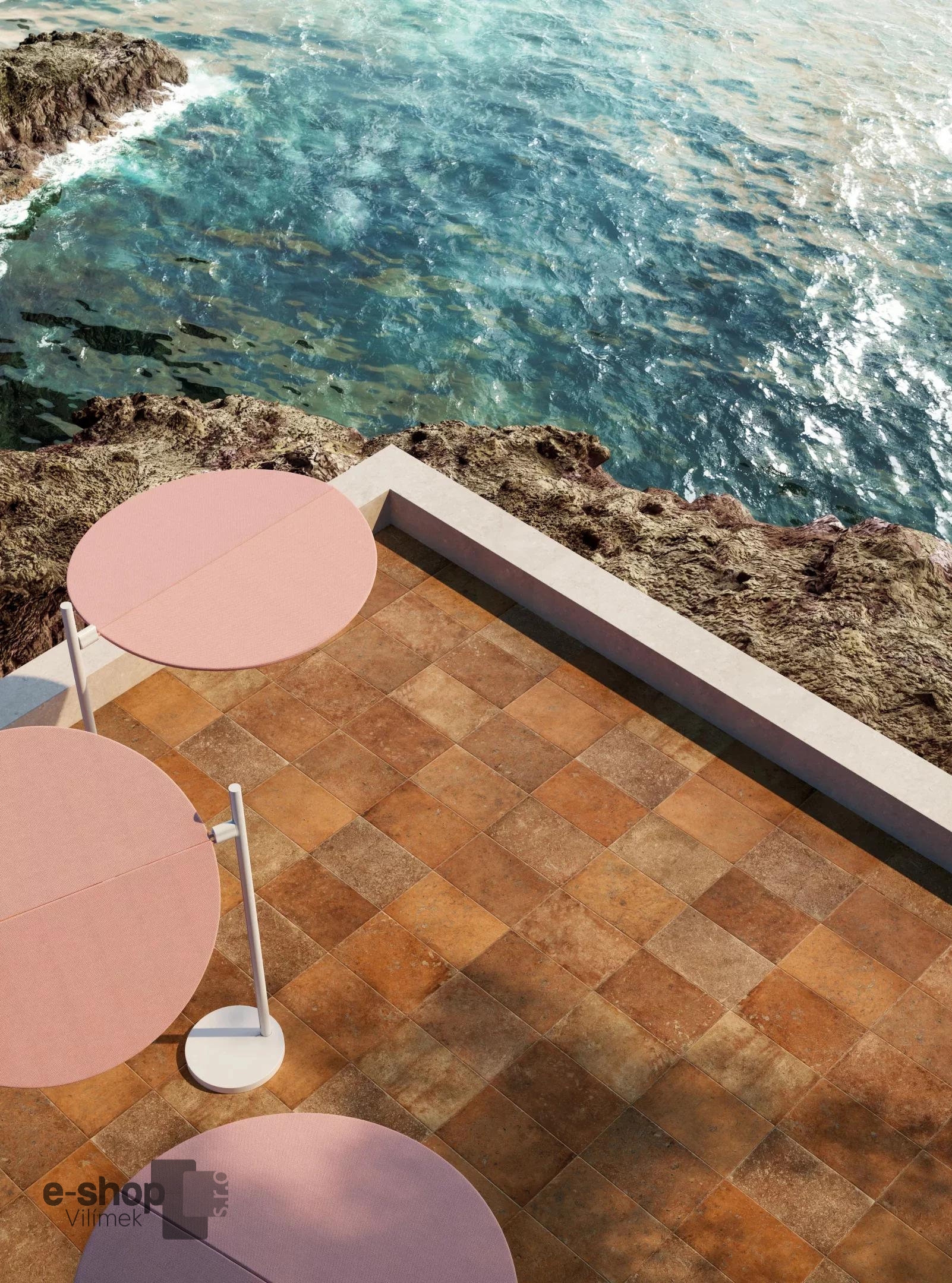 Dlažba jako cihla CIR Cotto del Campiano Cotto Dorato 40x60,8 R11 ...