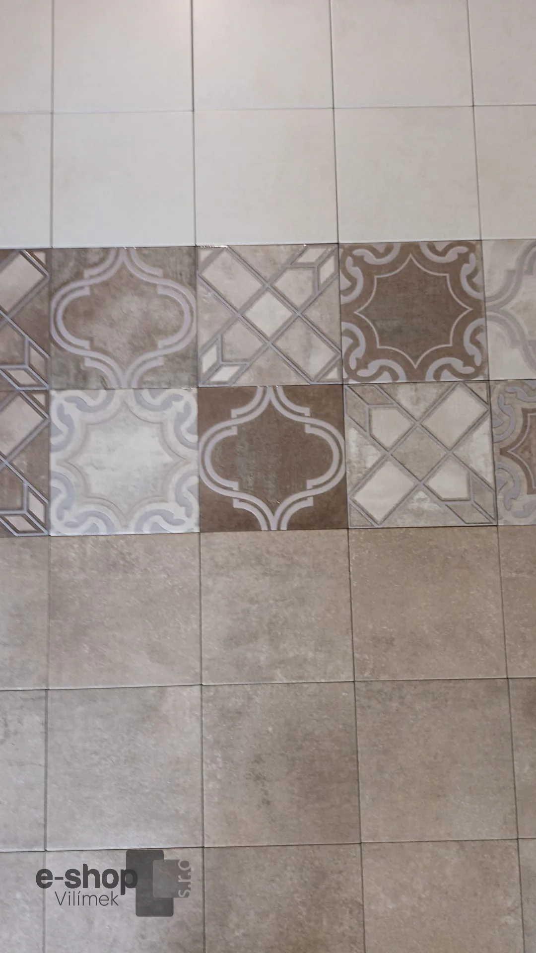 Retro dlažba Bestile Pamesa Bistrot 3D decor 22,5x22,5 MIX