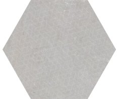 Vzorovaný obklad Codicer Gaudi Lux White Hex 22x25 - bílá