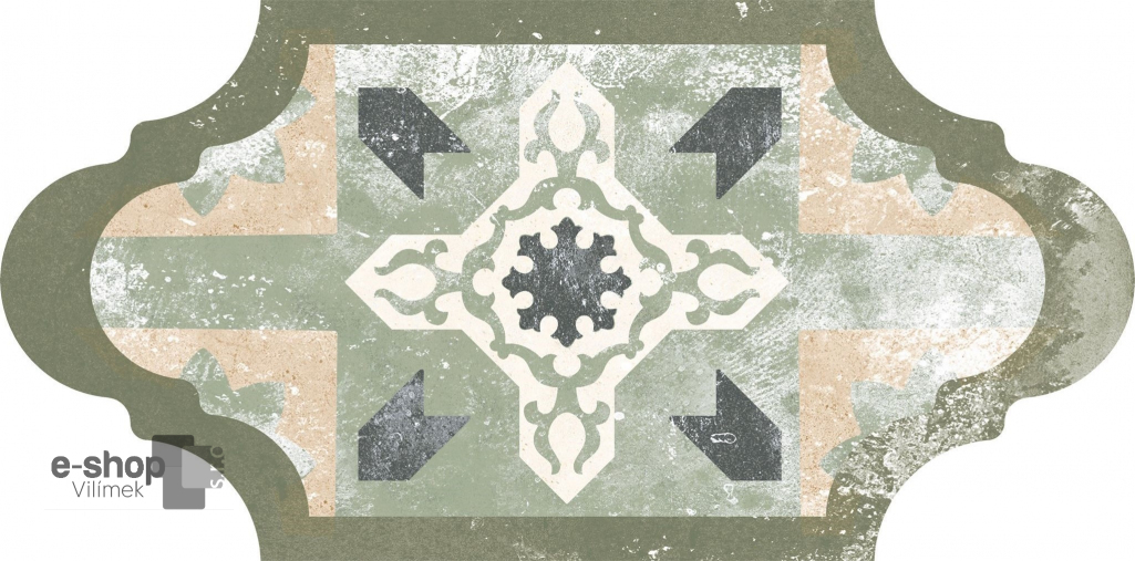 Retro dlažba Codicer Provenzal Corinto Colors 16x33 - multicolor